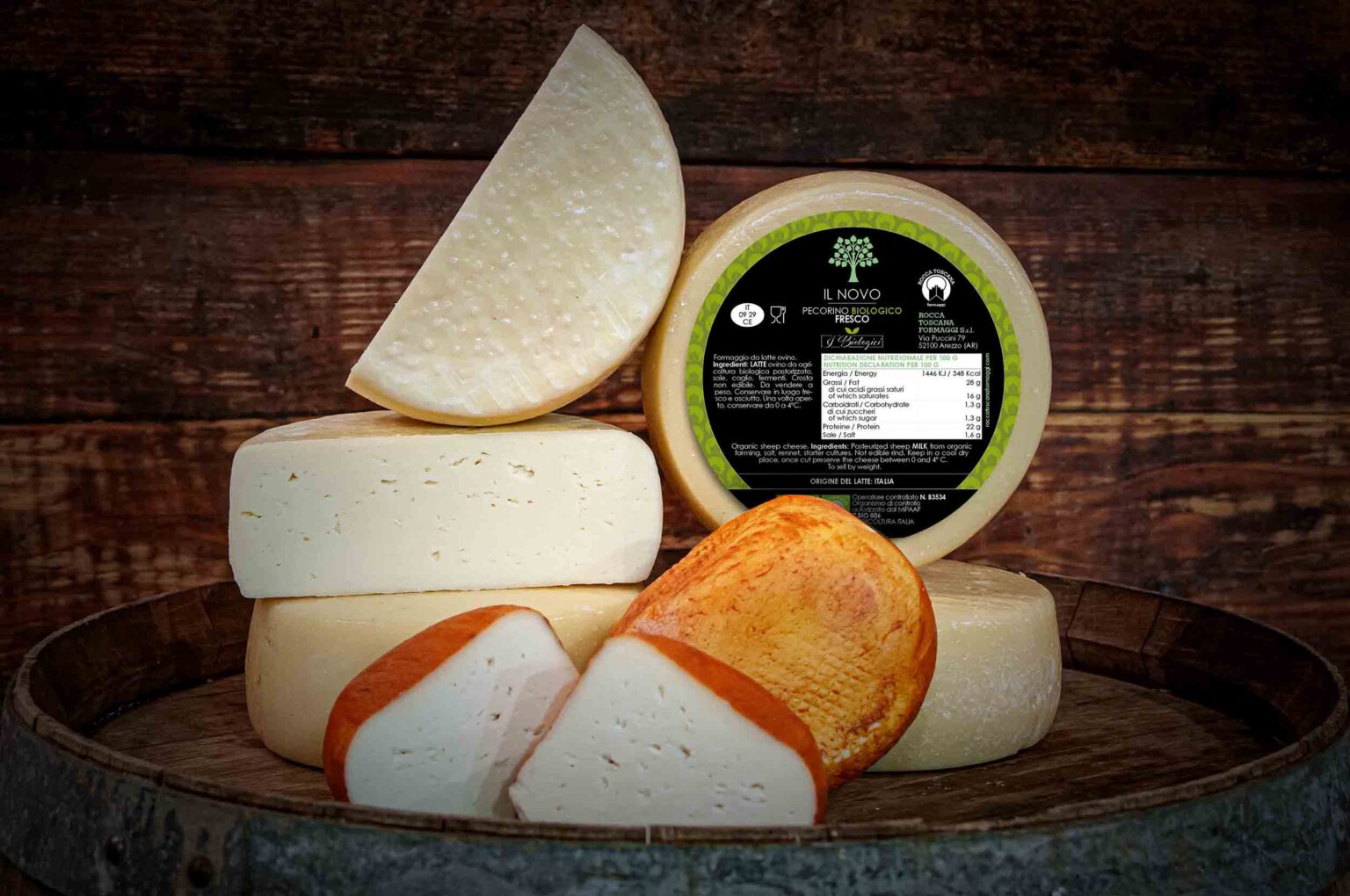 IL NOVO- ORGANIC YOUNG SHEEP CHEESE - Rocca Toscana Formaggi